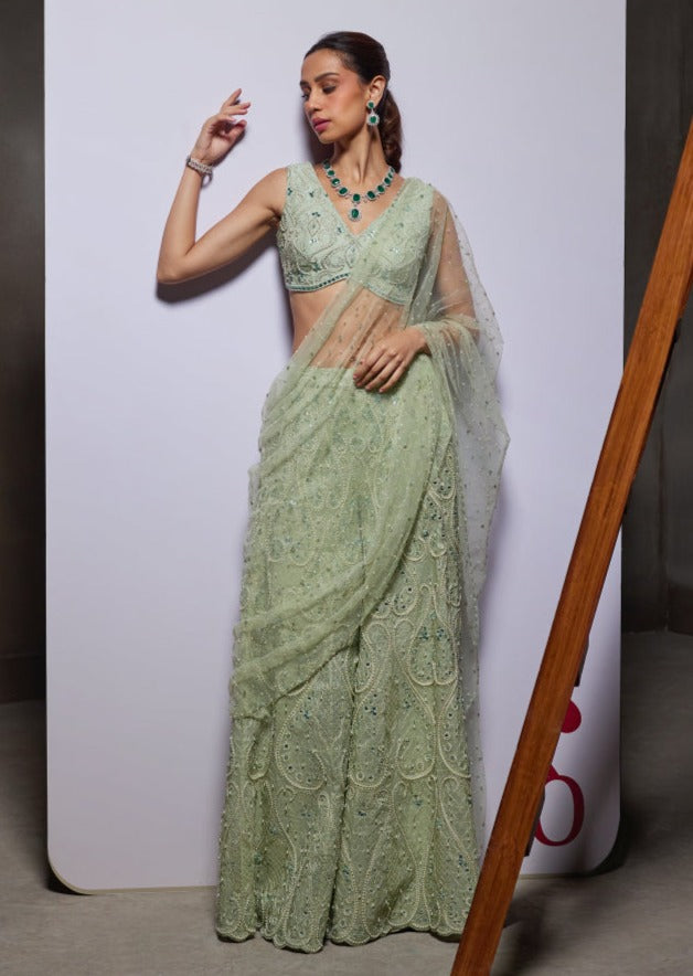 Eliora Sharara Sari Set