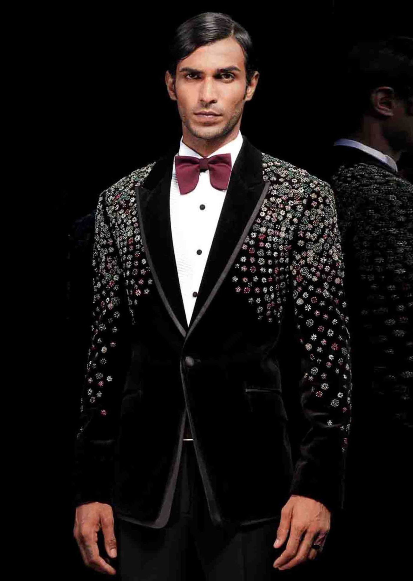 Orion Nebula Embedded Tuxedo Set