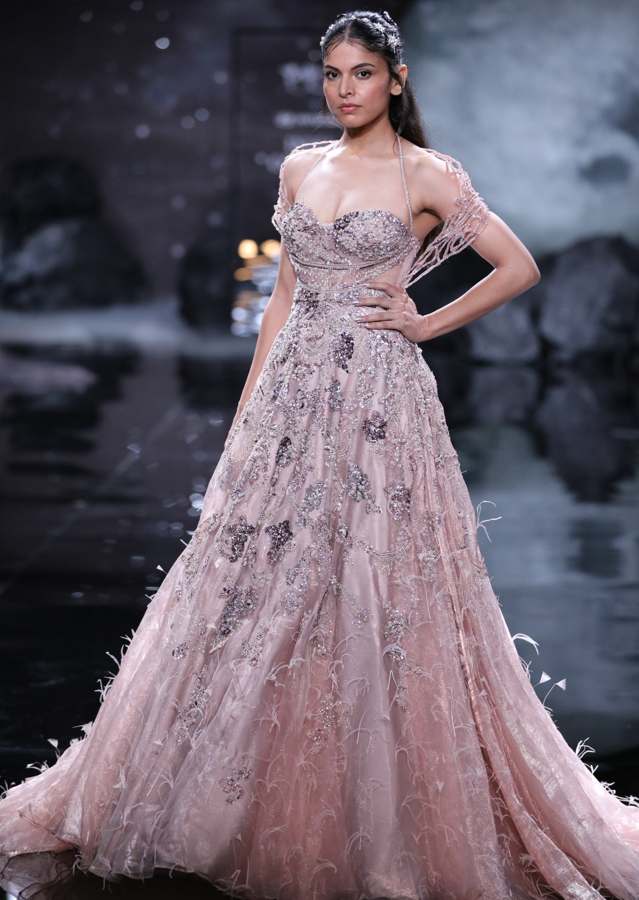 Aris Bridal Tissue Gown